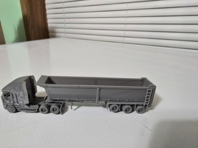 Ho Scale Mac Half Round Dump Trailer Down Undecorated Kit 3d Printed | eBay