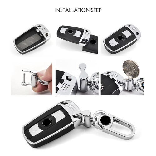 Frosted ABS Car Key Fob Case Cover For BMW 1 3 5 6 Series E90 E92 E60 ...