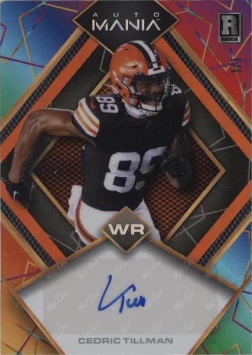2023 Wild Card Auto Mania Pro-Look - Diamond Cedric Tillman Rainbow ...