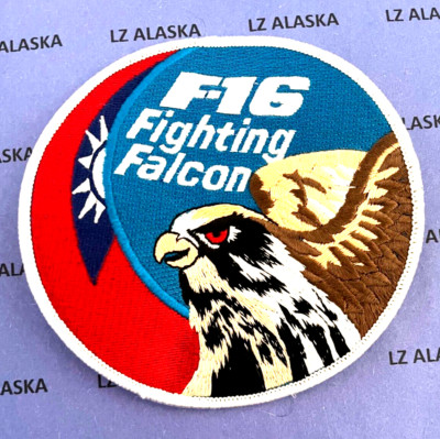 TAIWAN REPUBLIC OF CHINA AIR FORCE F-16 FIGHTING FALCON FLAG SWIRL ...