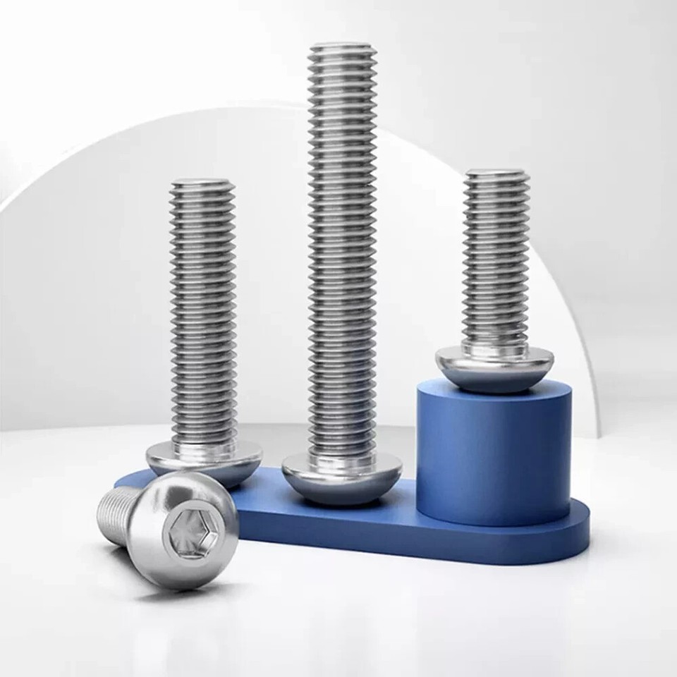 M10-1.25X65mm,85mm Button Head Socket Cap Screw Allen Hex Drive ...