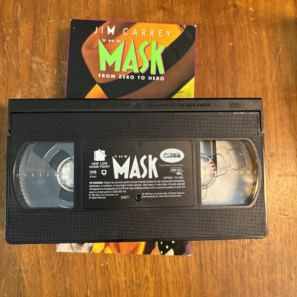 The Mask VHS VCR Video Tape Used Movie Jim Carrey 794043401138| eBay