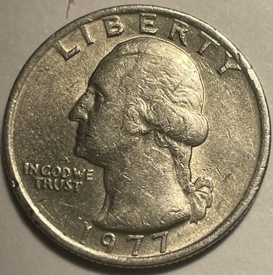 1977 P Washington quarter folder filler circulated | eBay