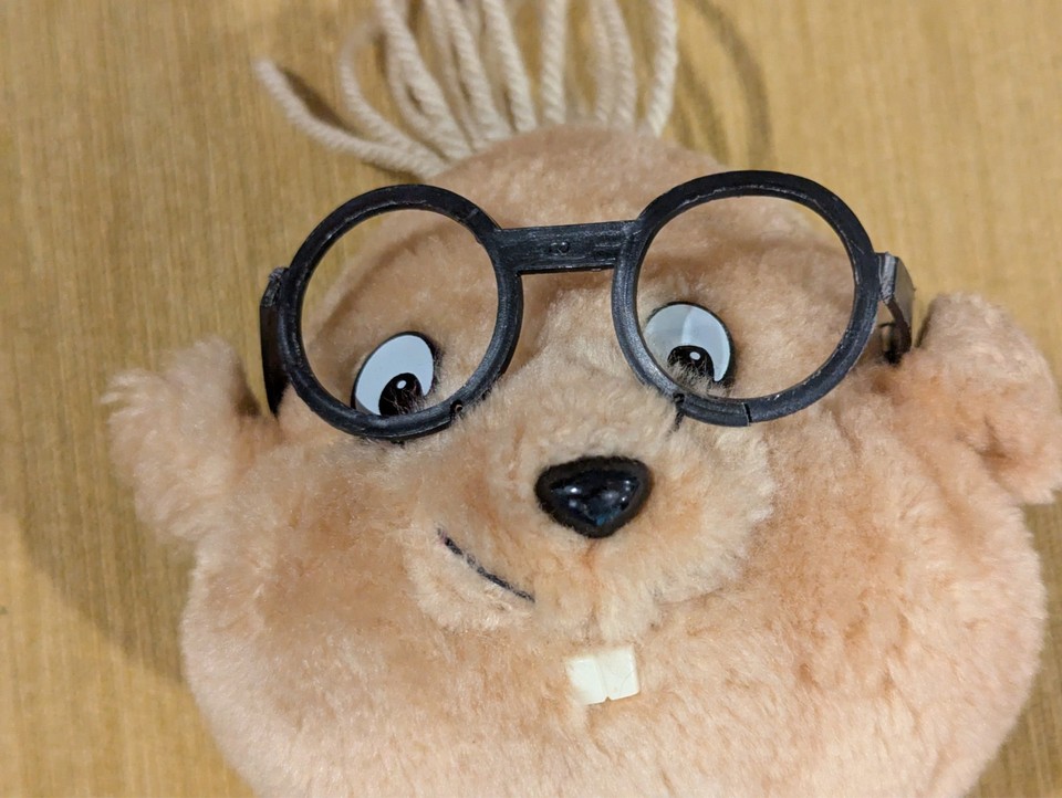 Vintage 1983 12" Simon of Alvin And The Chipmunks Plush Stuffed Toy | eBay