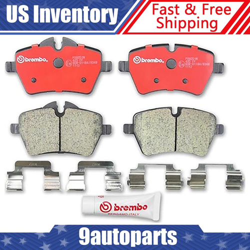 Brembo Front Disc Brake Pad Set For Mini Cooper S Countryman JCW ALL4 ...