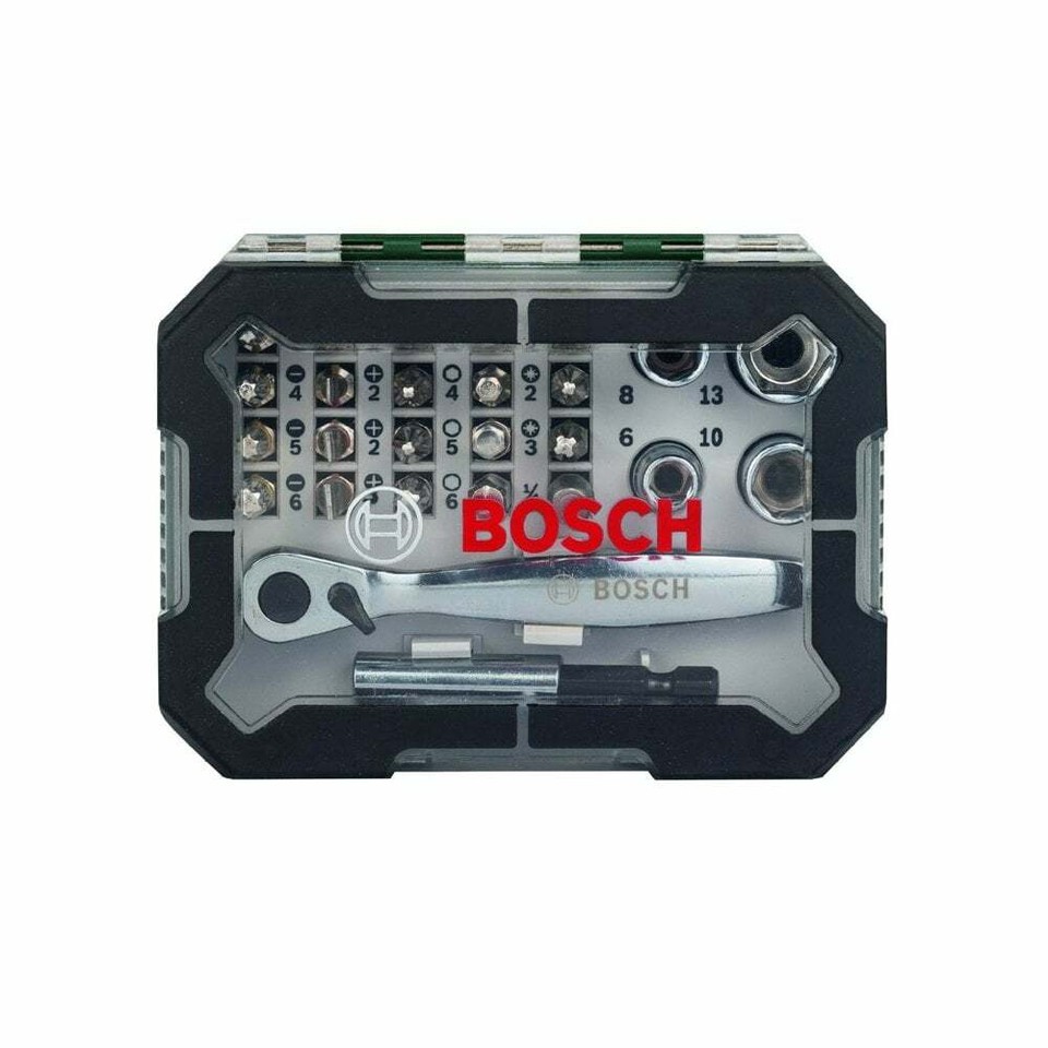 Bosch 2607017322 Rainbow Evo Set Screwdriver with small ratchet, 26 ...