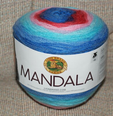 Lion Brand Mandala Yarn Phoenix Skein Yarn Knit Crochet Craft Fast ...