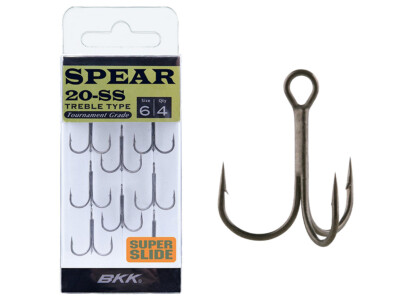 BKK Spear Fangs BT620-SS Treble Hooks for freshwater Barbed | eBay