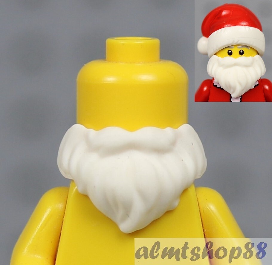 LEGO - Minifigure Beards - Wizard King Old Man Male Santa Harry Potter ...