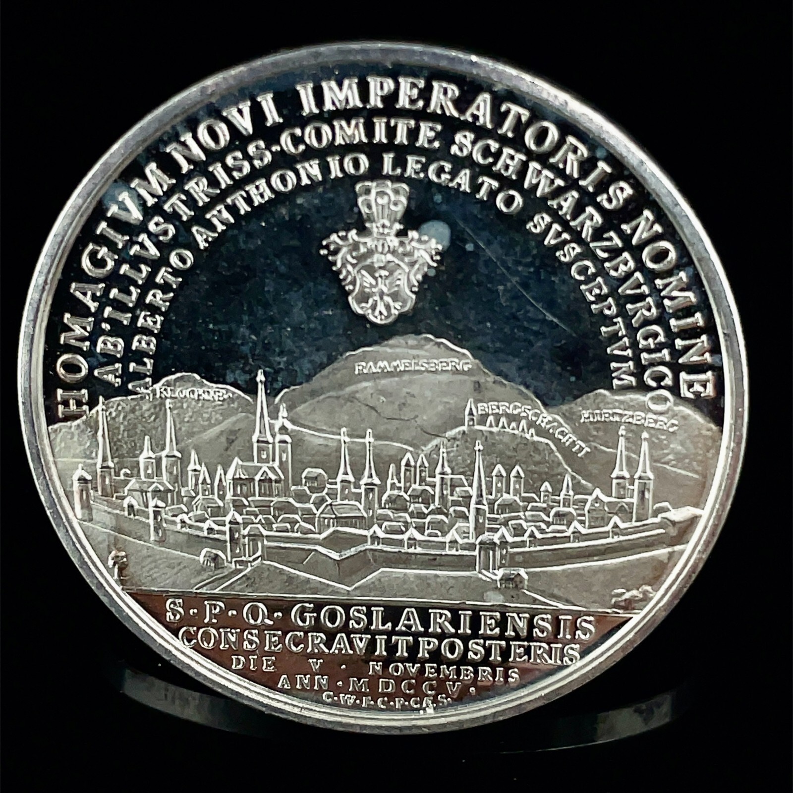 German State GOSLAR City IOSEPH D.G.Rom. Imperator Restrike 1985 Silver ...