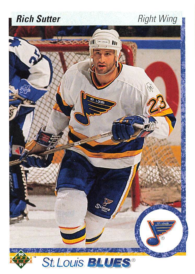 1990-91 Upper Deck - #328 Rich Sutter for sale online | eBay