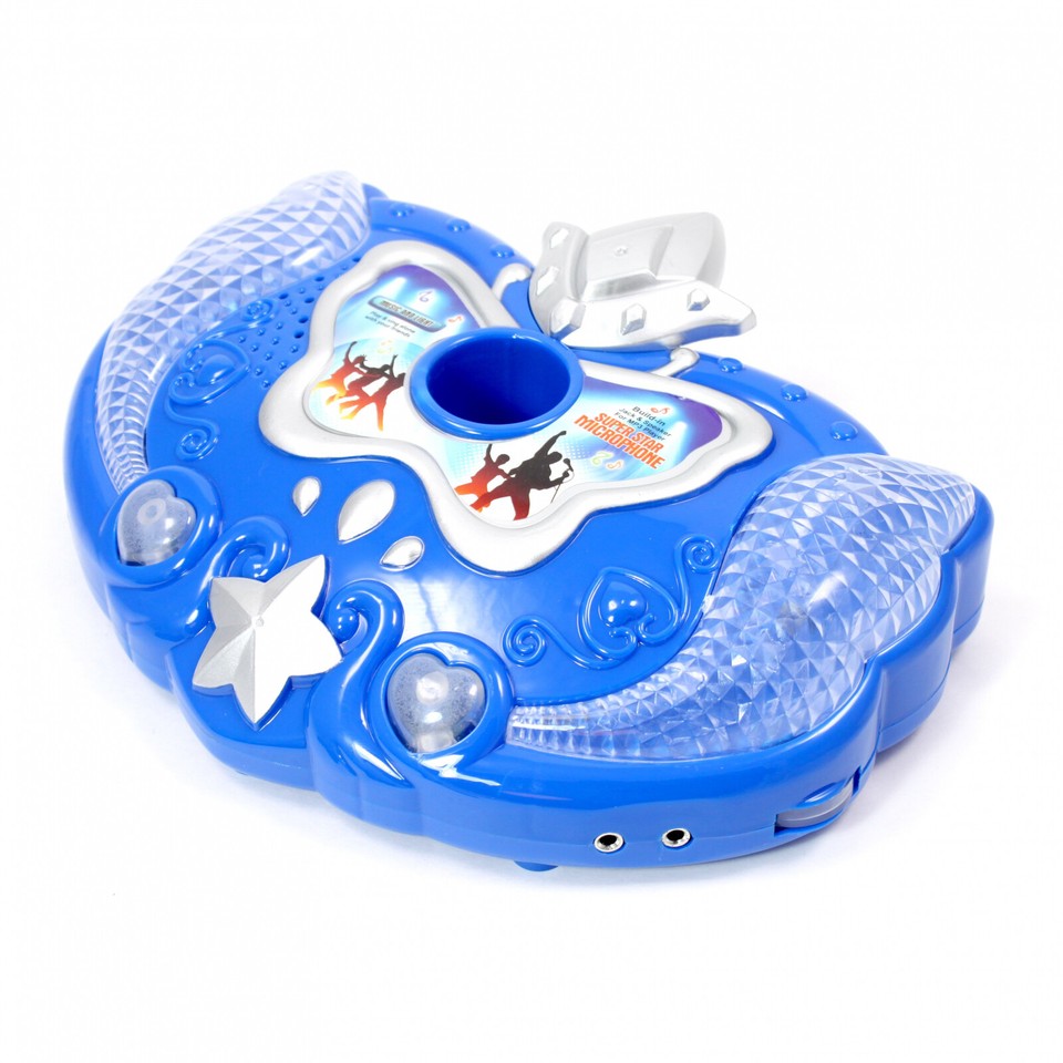 KidPlay Kids Karaoke Pop Star Microphone Adjustable Stand Musical Toy ...