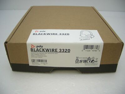 Plantronics Blackwire 3320 BW3320-M Stereo Usb-A PC Headset - Microsoft ...