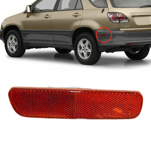 Fits 1999-2003 Lexus RX300 Driver Side Rear Reflector CAPA LX2860101 | eBay
