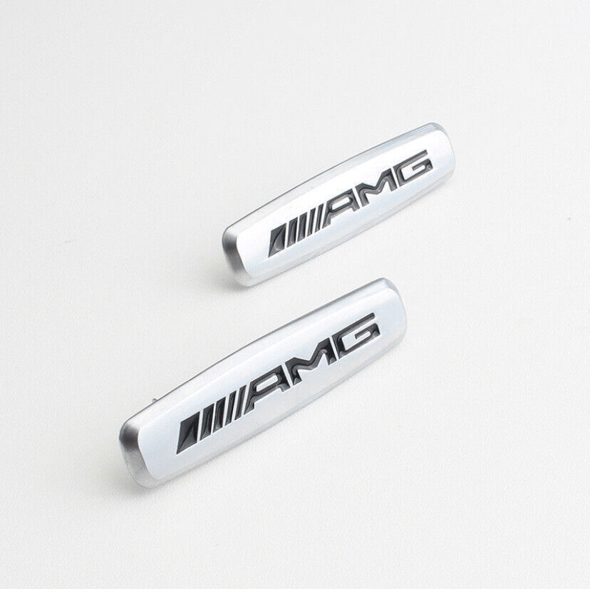 2PCS Car Front Seat Metal Logo Emblems Tuning Badges Sticker for ...