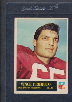 1965 Philadelphia #194 Vince Promuto Redskins VG *554 | eBay