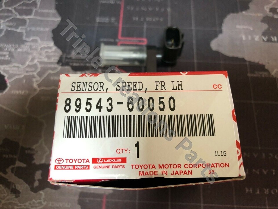 89543-60050 Genuine Toyota Sensor Speed Front Left Or Rear 8954360050 ...