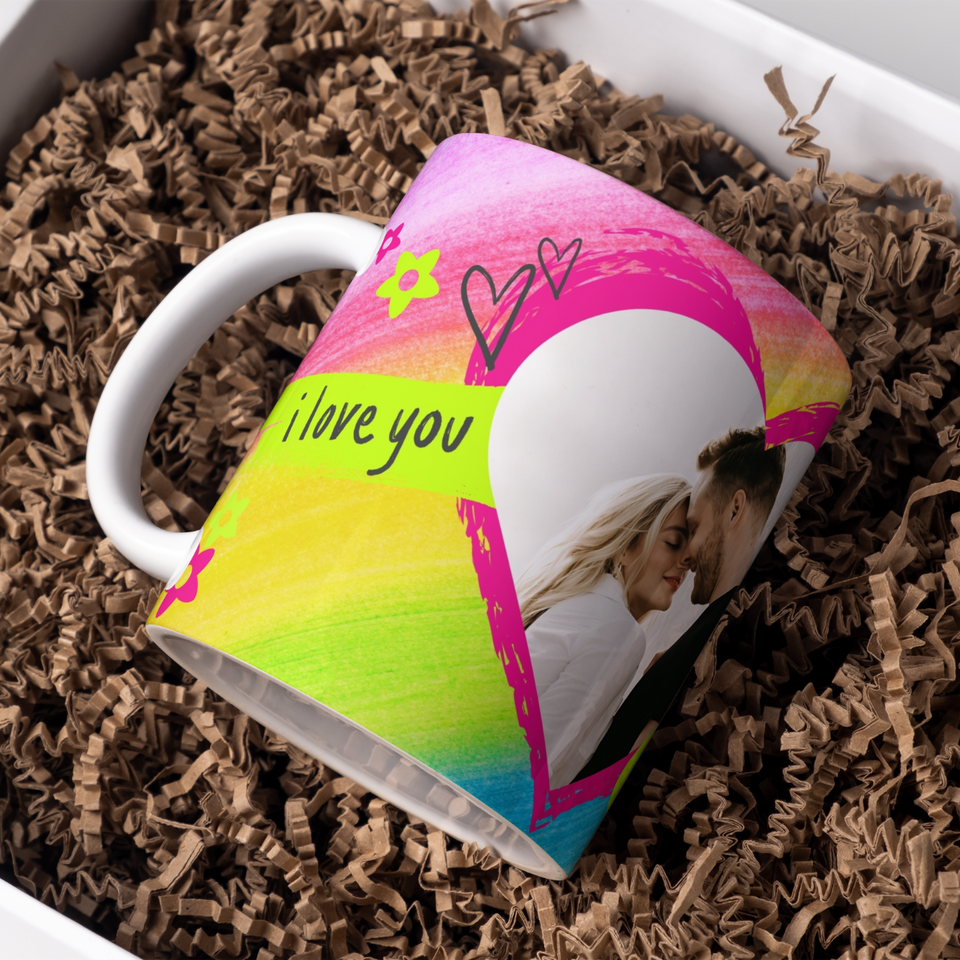 Personalized mug with text photo name logo personalized gift funny ...