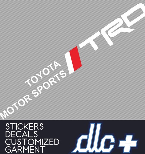 Toyota TRD tickers Windshield Decals Window Banners | eBay