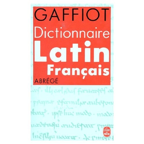 DICTIONNAIRE LATIN-FRANCAIS. Abrege, Felix Gaffiot | eBay