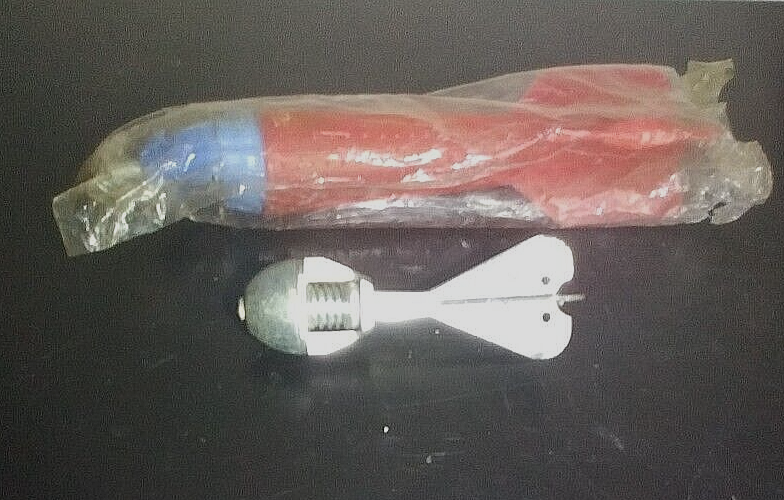 Vintage Ja-Ru Metal Cap Grenade Bomb and Plastic Cap Blaster Rocket ...