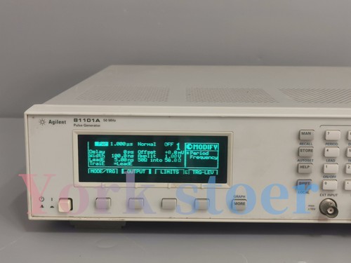 USED hp Agilent Keysight 81101A 50MHz Pulse Generator Test status is ...
