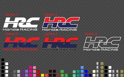 HONDA Racing Club HRC Sticker Decal Logo CBR Car Bumper Window | eBay ...