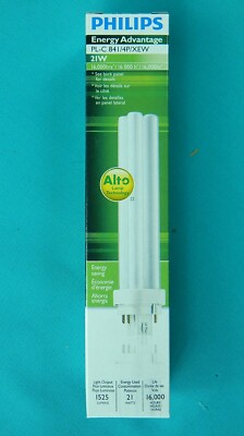 NEW Philips PL-C 26W/841/XEW/4P/ALTO 21W Compact 4-Pin Fluorescent Lamp ...