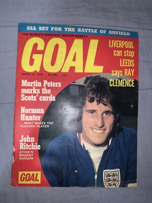 Retro 1970’s GOAL Football Magazines | eBay UK