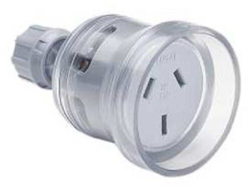 Clipsal PVC CORD EXTENSION SOCKET 10A 250V AC 3-Pin Heavy Duty ...