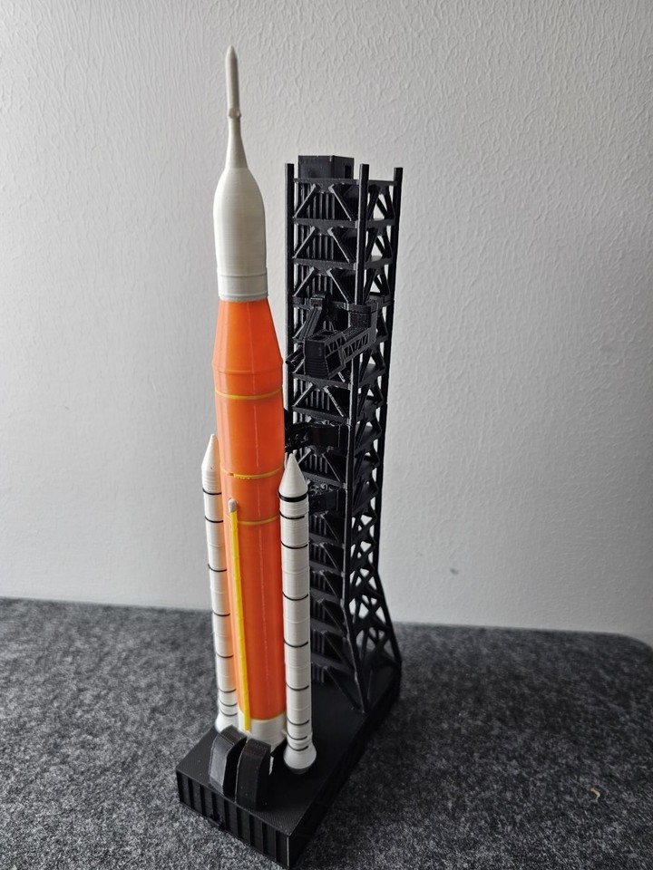 1:400 Scale NASA Artemis SLS Orion Launch Tower Set Rocket Model | eBay