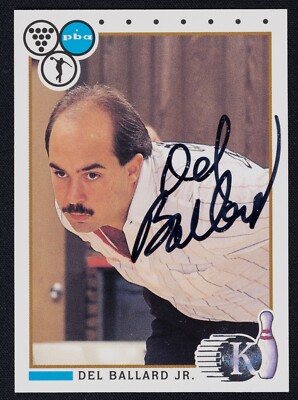 Del Ballard Jr Signed 1990 Kingpins Bowling Card #56 - PBA Bowler On ...