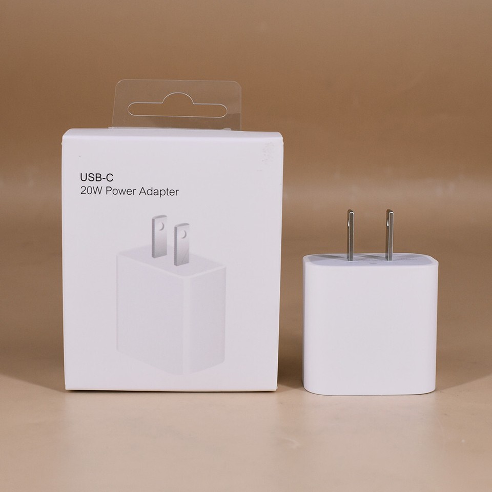 For iPad iPhone 14 13 12 Apple Wall Charger Power Adapter 20W USB-C US ...