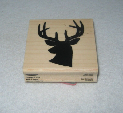 Stampabilities - Rubber Stamp - Deer Silhouette - Large Size - EUC ...