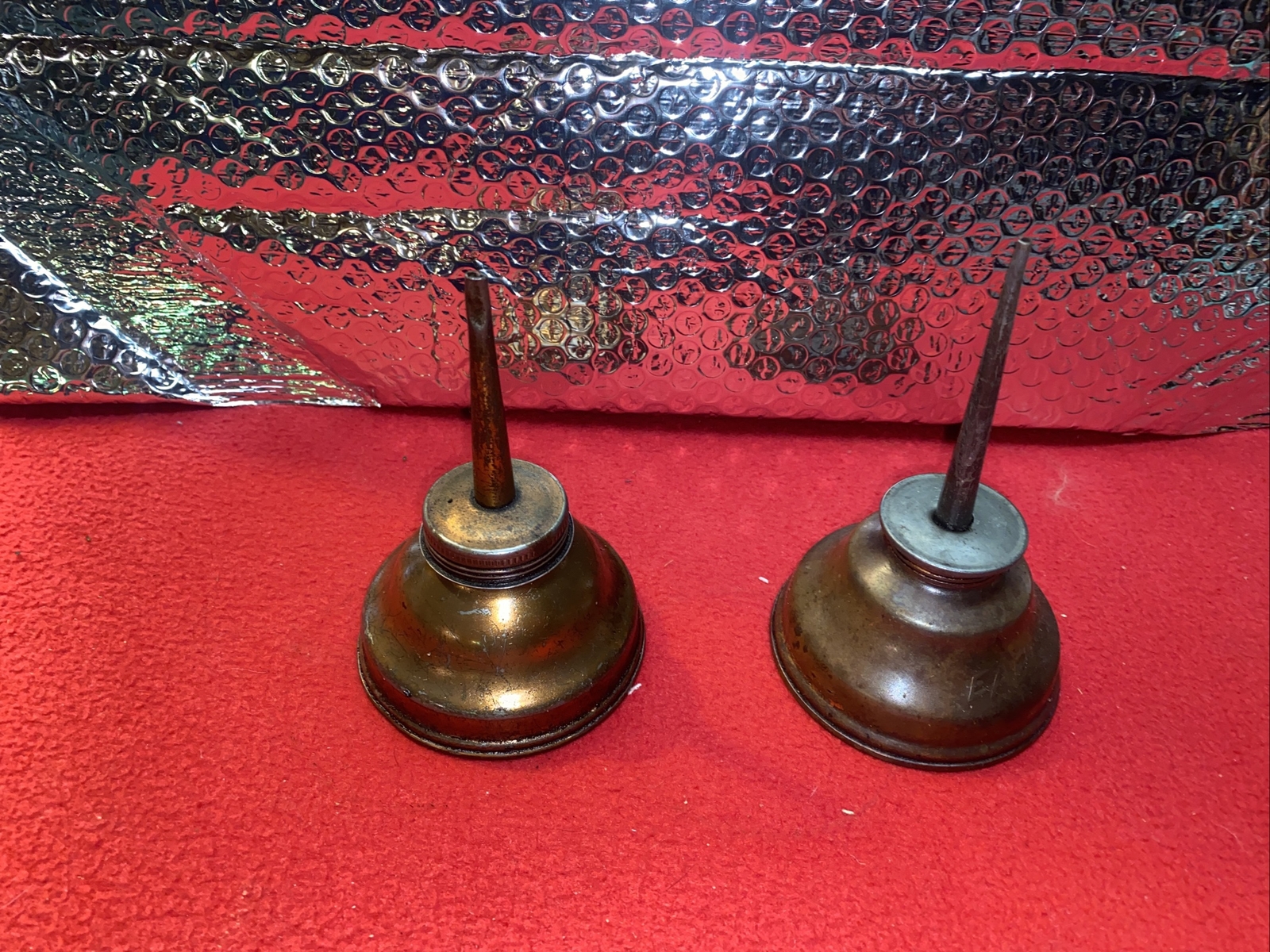 Two (2) Vintage Thumb Oiler, Oil Cans | eBay