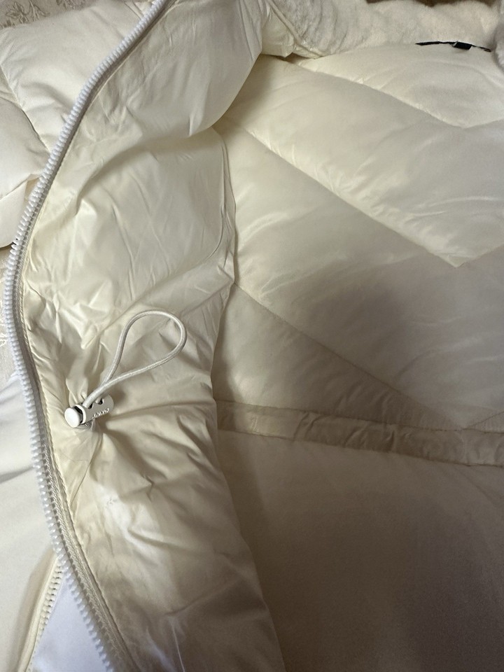 DKNY Women's Chevron Walker Pearl Long Puffer (XL ) | eBay