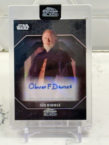 2024 Topps Chrome Black Star Wars Sio Bibble Light Side Auto #ALS-OF | eBay
