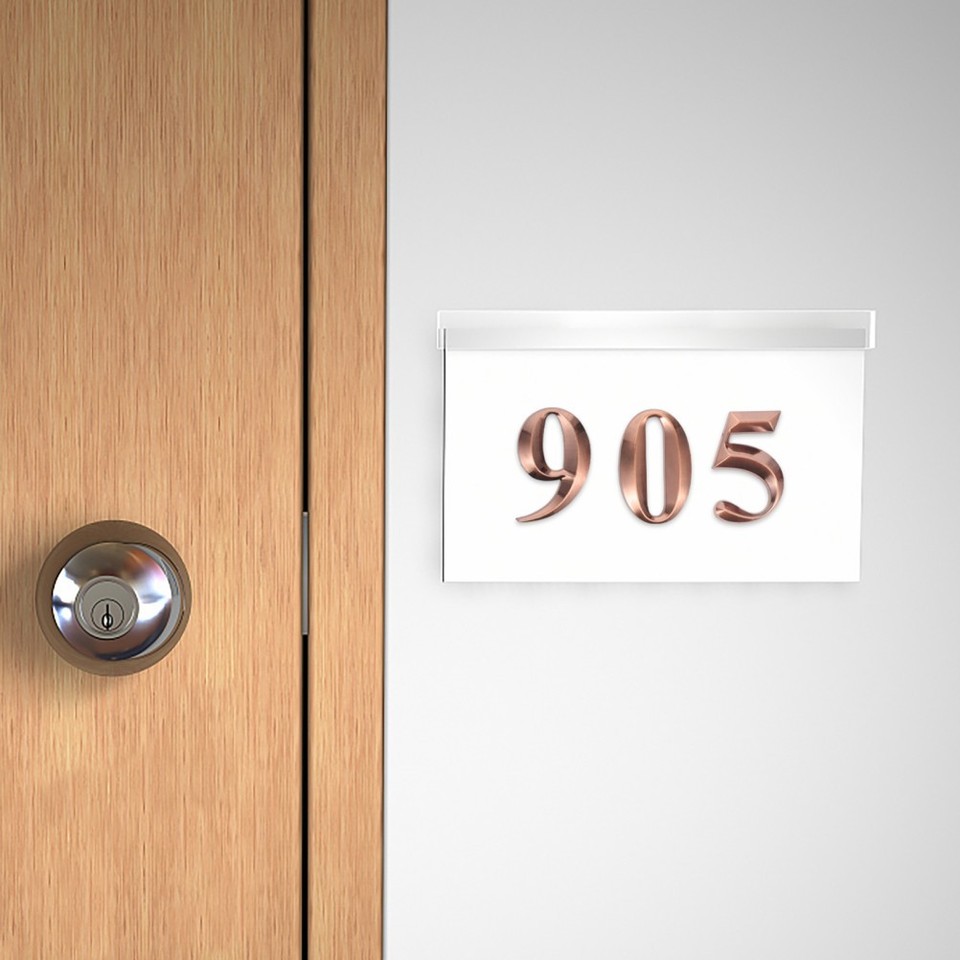 1 Set Door Number Signs Symbols Signs Wall Door Signs Door Address ...