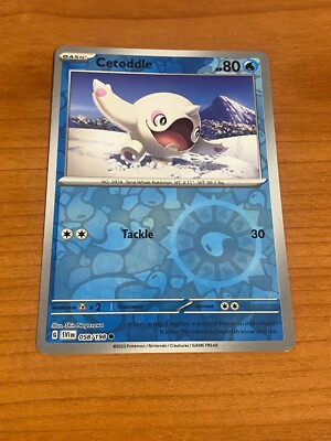 Pokemon TCG Scarlet & Violet CETODDLE Reverse Holo 058/198 | eBay Australia