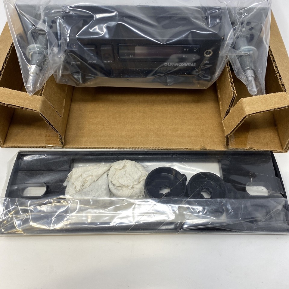 Vintage AM FM Stereo Cassette SPARKOMATIC SR59 Digital Readout with ...