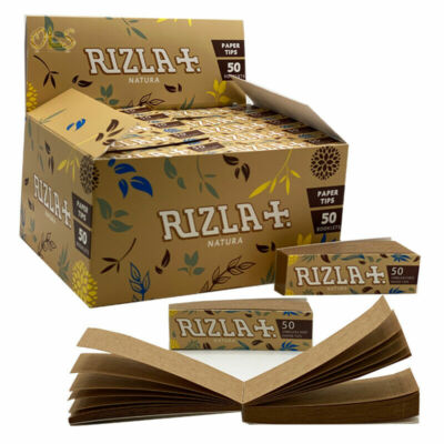 RIZLA NATURA ROLLING PAPER ROACH FILTER TIPS Chlorine Free Book 1 5 10 ...