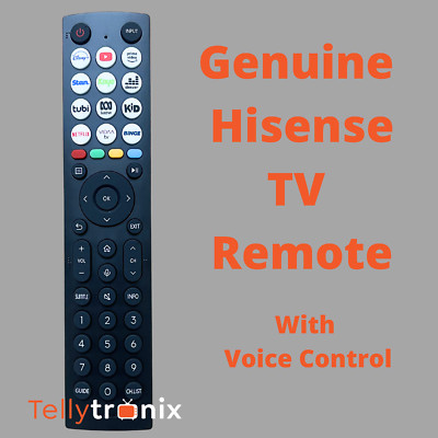 GENUINE Hisense TV Remote 43A7KAU, 50A7KAU, 55A7KAU, 65A7KAU, 75A7KAU ...