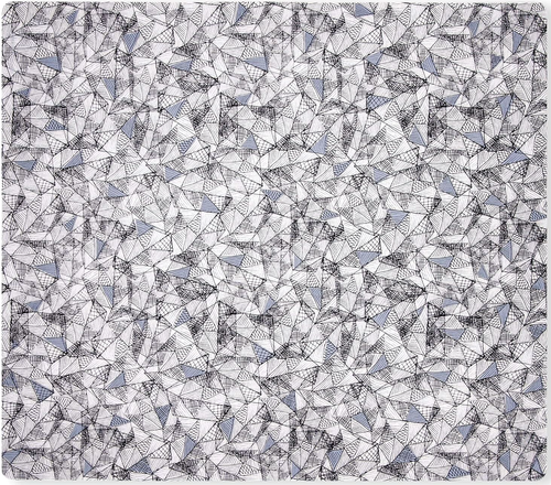 MODERN-TWIST Hatch Print Rectangle Placemat, modern design, Black/Grey ...