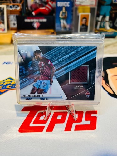 2021 Topps MLS Soccer Jersey Relic Patch Kellyn Acosta - Colorado ...