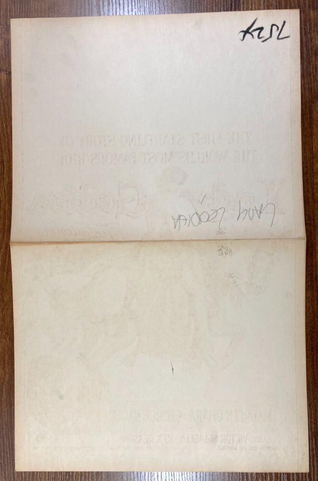 LADY GODIVA Original Movie Poster Pretty Maureen O'Hara George Nader ...