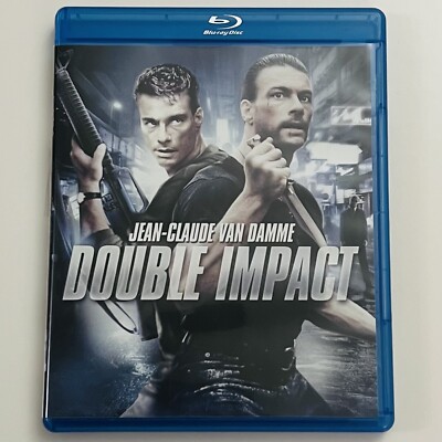 Double Impact Blu Ray DVD 1991 Jean-Claude Van Damme Sheldon Lettich ...