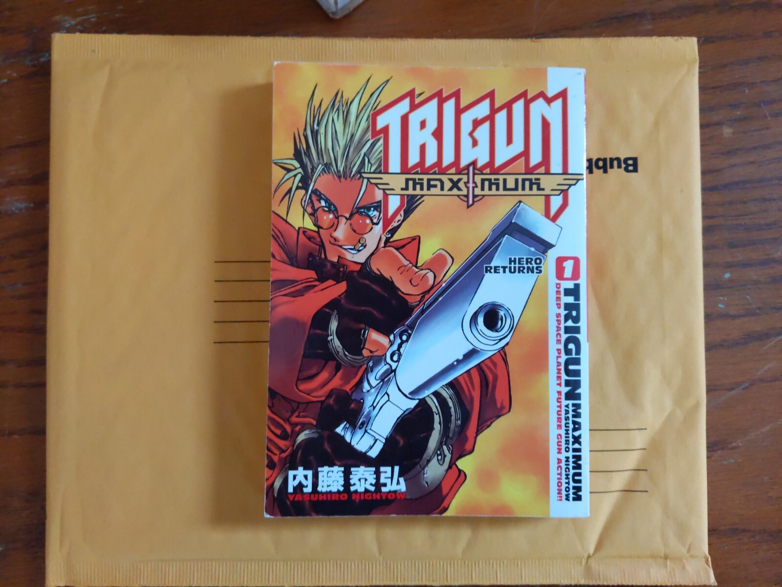 Trigun Maximum Hero Returns Volume 1 Manga Yasuhiro Nightow 1st Edition ...