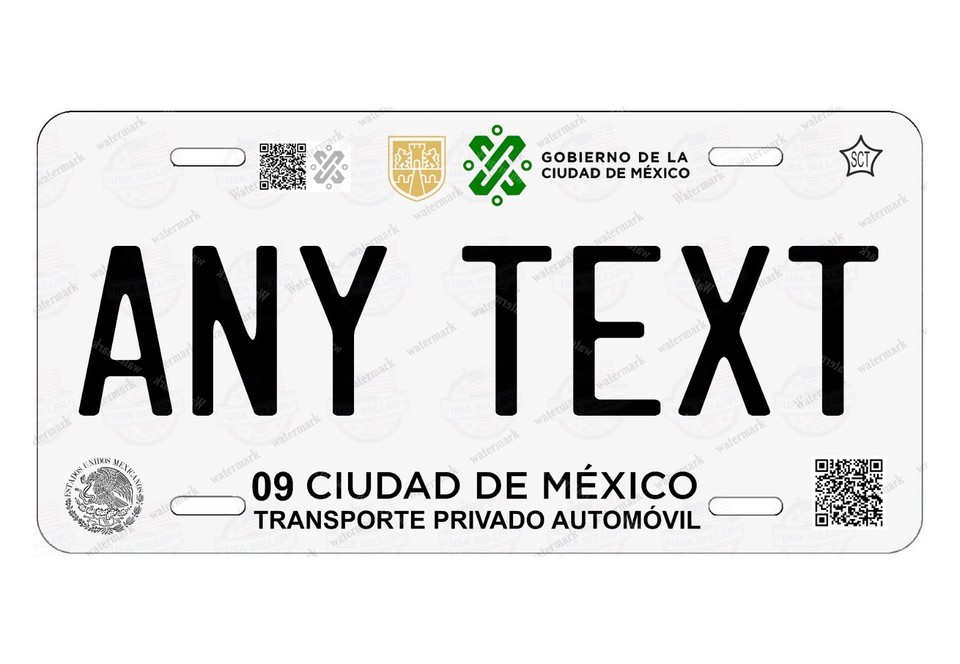Any Mexico States Custom License Plate Personalized Novelty Auto Car ...