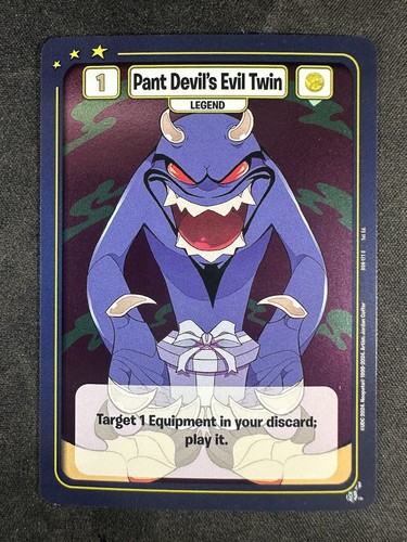 2024 Neopets TCG DON-171 C Pant Devil's Evil Twin Legend 1st Ed Foil ...