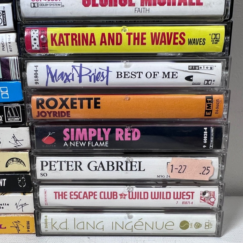 80s 90s Pop Hip Hop Music Cassette Tapes Collection Lot 34 Tapes | eBay